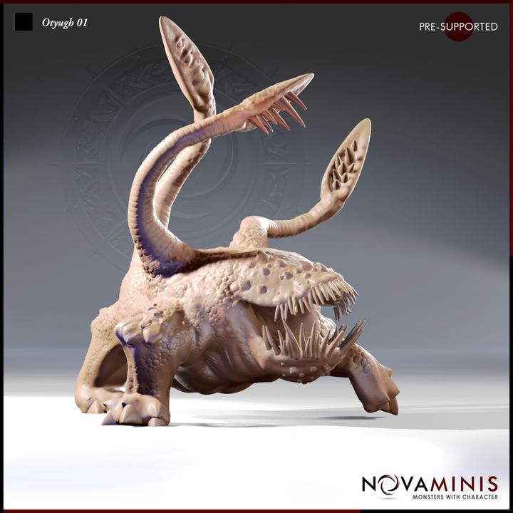 3D Printable Otyugh 01 by NOVAMINIS